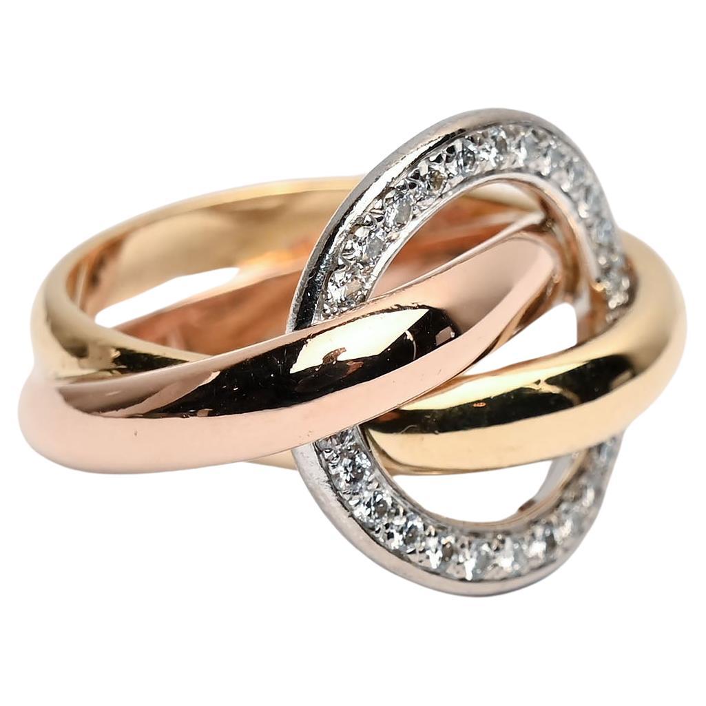 Cartier Gold Arches Ring at 1stDibs
