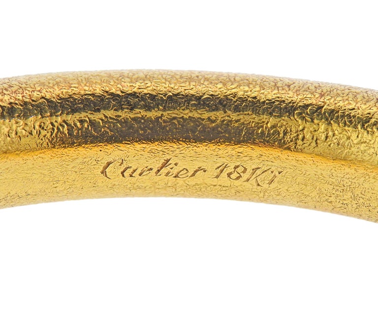 Cartier Gold Arm Cuff Bracelet at 1stDibs | gold arm bracelet, cartier ...