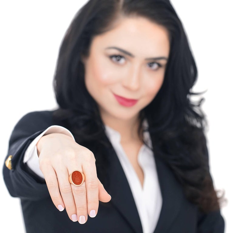 Cartier Gold Signet Ring at 1stDibs | cartier signet ring, signet ring ...