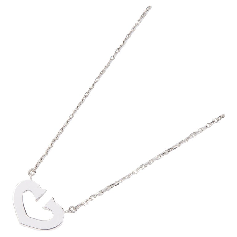Cartier Heart Necklace For Sale at 1stDibs