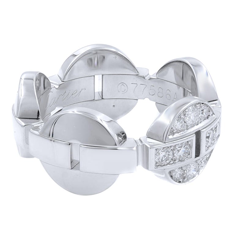 Cartier Himalia 18 Karat White Gold Diamonds Ring at 1stDibs | cartier ...