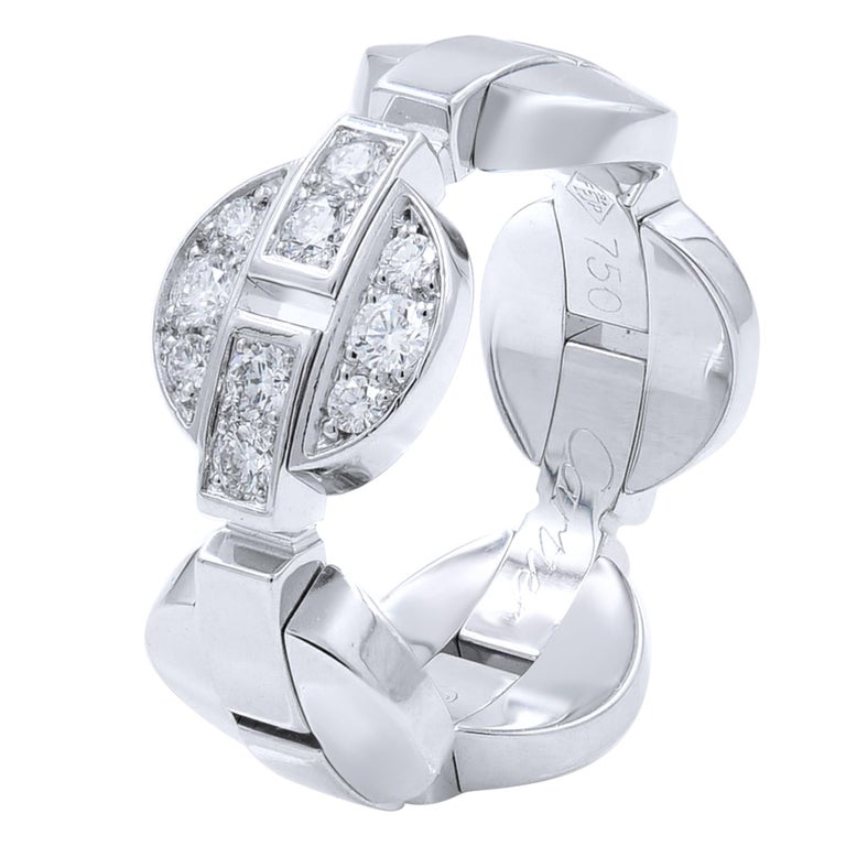 Cartier Himalia 18 Karat White Gold Diamonds Ring at 1stDibs | cartier ...