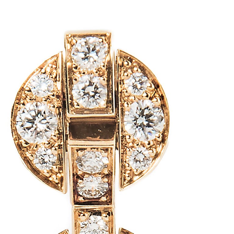 Cartier Himalia Diamond Earrings For Sale at 1stDibs