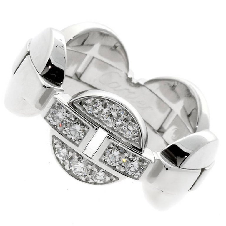 Cartier Himalia Diamond White Gold Ring at 1stDibs | cartier himalia ring