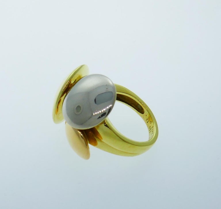 Cartier Honeymoon Collection Tri-Color Gold Ring at 1stDibs | cartier ...