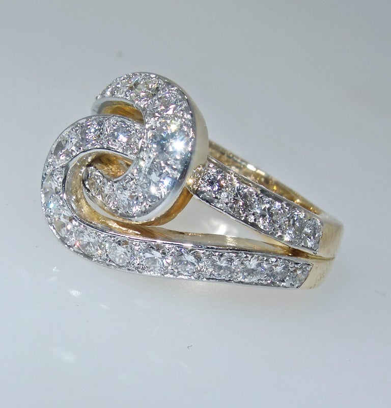 Cartier "Infinity" Diamond Ring, circa 1950 at 1stDibs | cartier ...