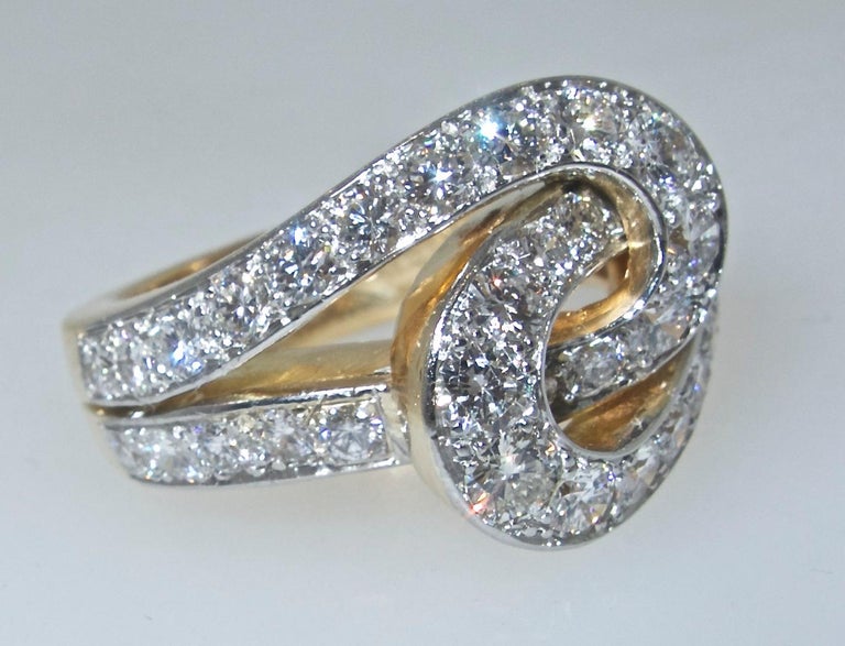 Cartier "Infinity" Diamond Ring, circa 1950 at 1stDibs | cartier ...