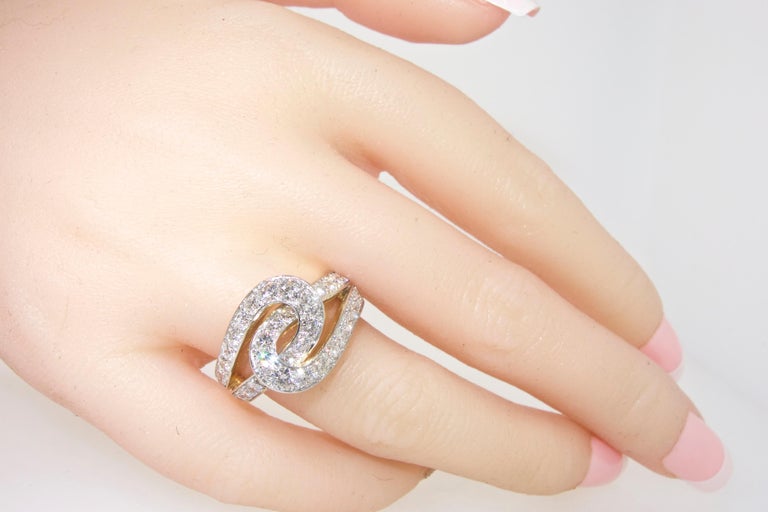 Cartier "Infinity" Diamond Ring, circa 1950 at 1stDibs | cartier ...