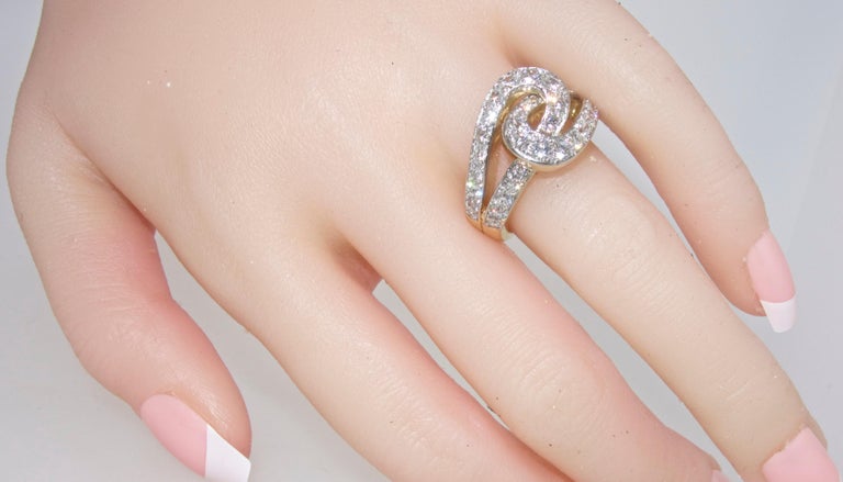 Cartier "Infinity" Diamond Ring, circa 1950 at 1stDibs | cartier ...