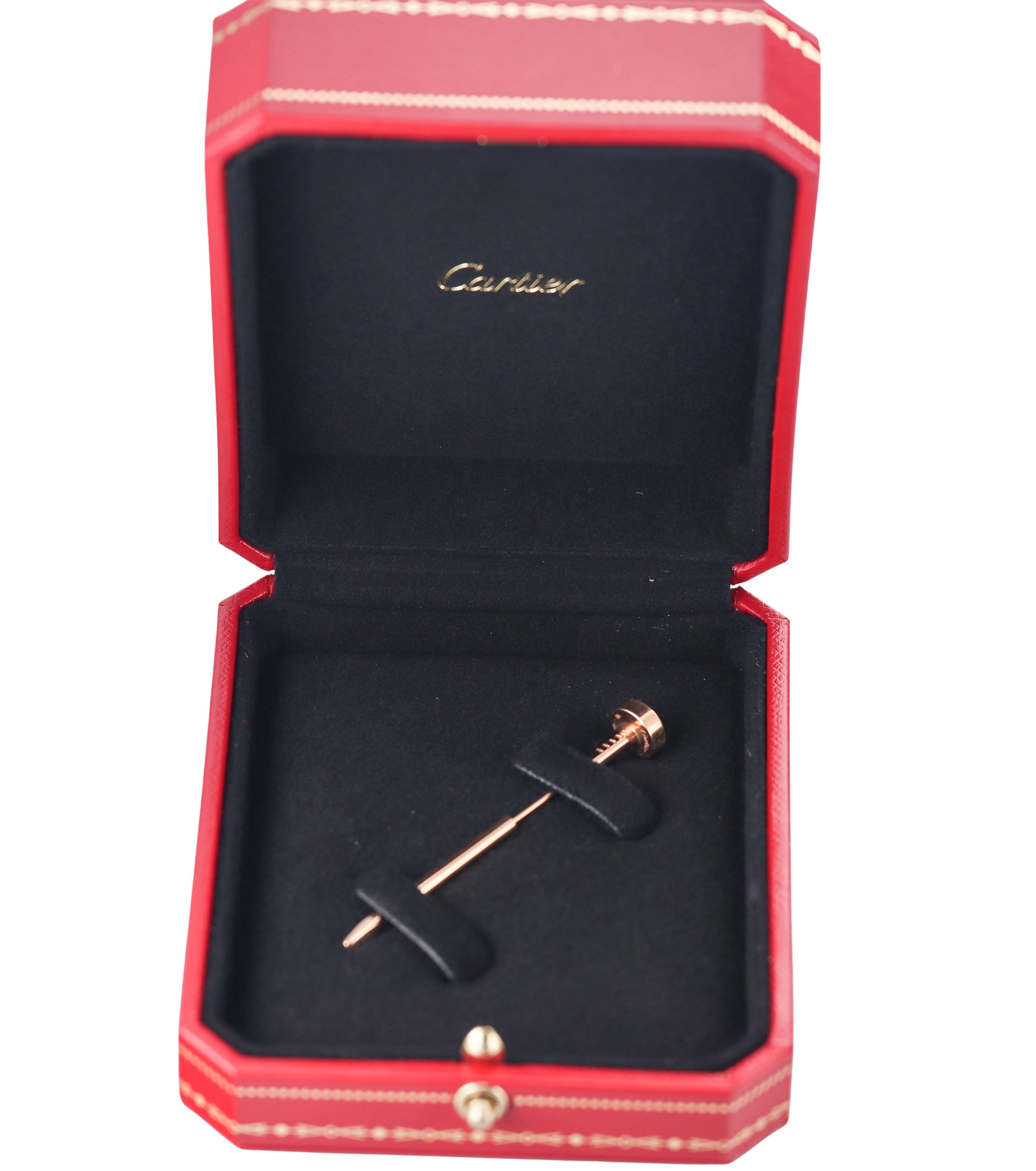 Cartier Juste un Clou 18k Rose Gold Nail Stick Tie Pin For Sale at 1stDibs