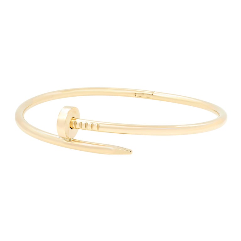 Cartier Juste Un Clou 18 Karat Yellow Gold Bracelet at 1stDibs | cartier bracelet cost, cartier ...