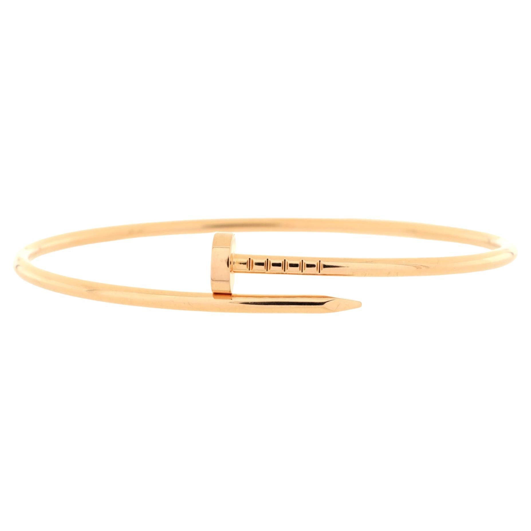 Cartier Juste Un Clou Bracelet 18k Yellow Gold Small at 1stDibs | juste un clou small white gold