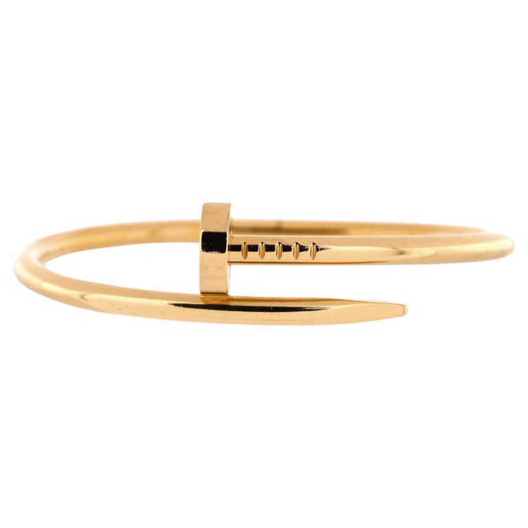Cartier Juste Un Clou Bracelet 18k Yellow Gold Classic For Sale at 1stDibs