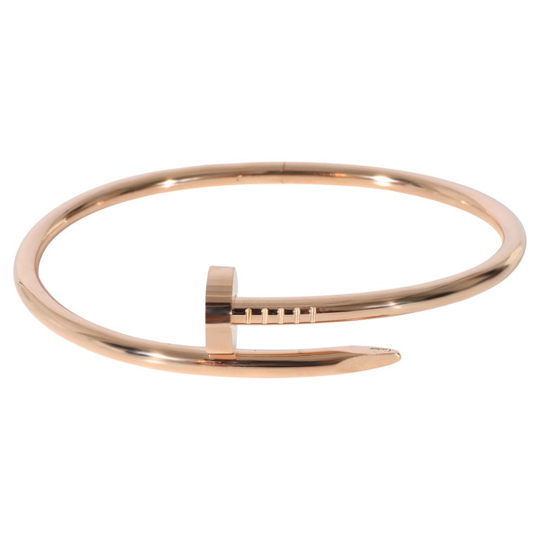 Cartier Bracelet Juste Un Clou en or rose 18 carats En vente sur 1stDibs