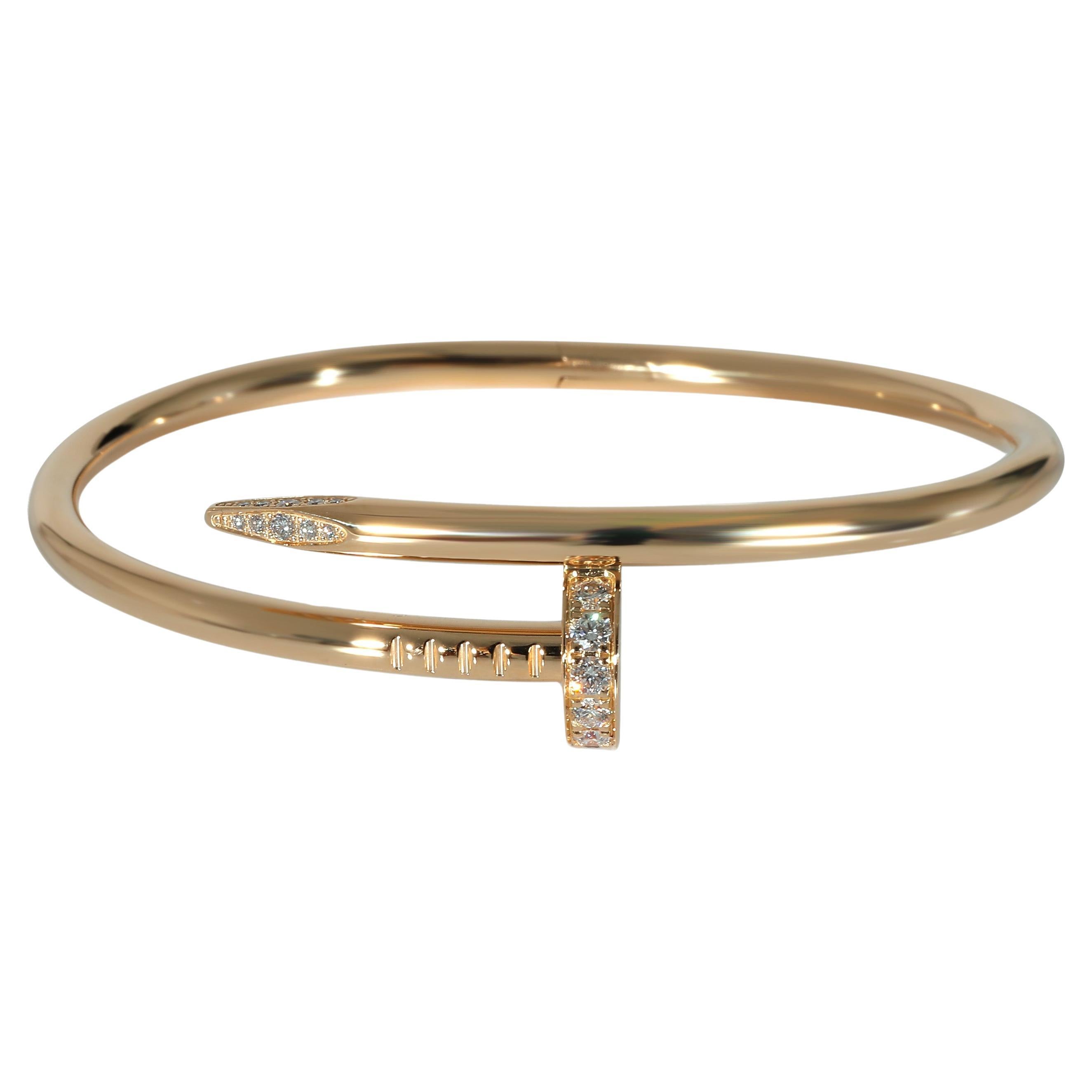 Cartier Juste un Clou Bracelet in 18K Yellow Gold 0.58 CTW For Sale at 1stDibs