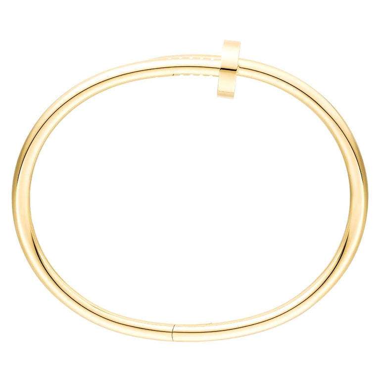 Cartier Juste Un Clou Classic 18K Yellow Gold Bracelet For Sale at 1stDibs