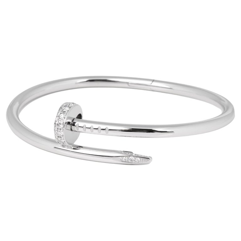Cartier Bracelet Juste Un Clou en diamants En vente sur 1stDibs