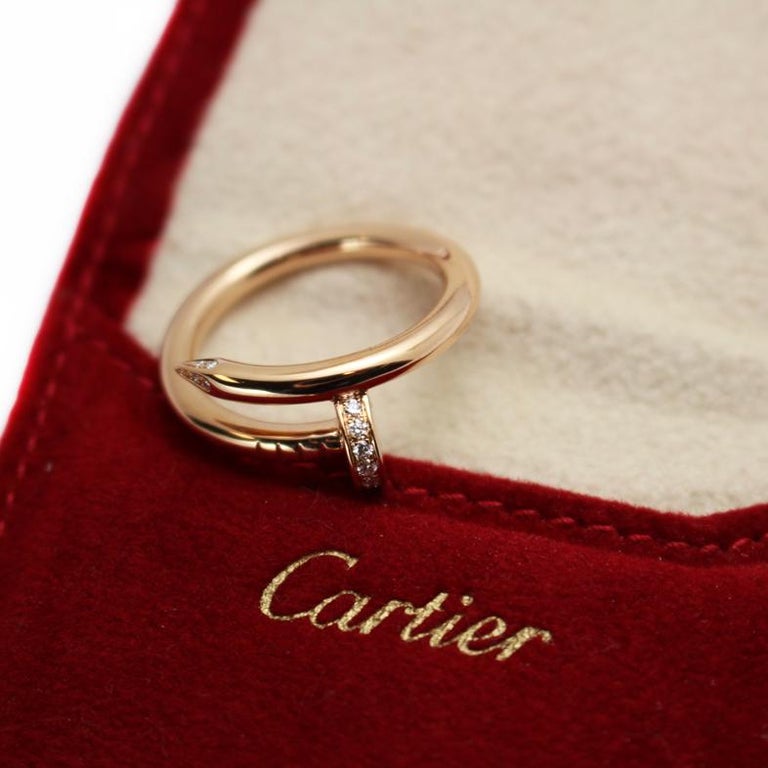 Cartier Nail Ring Diamonds