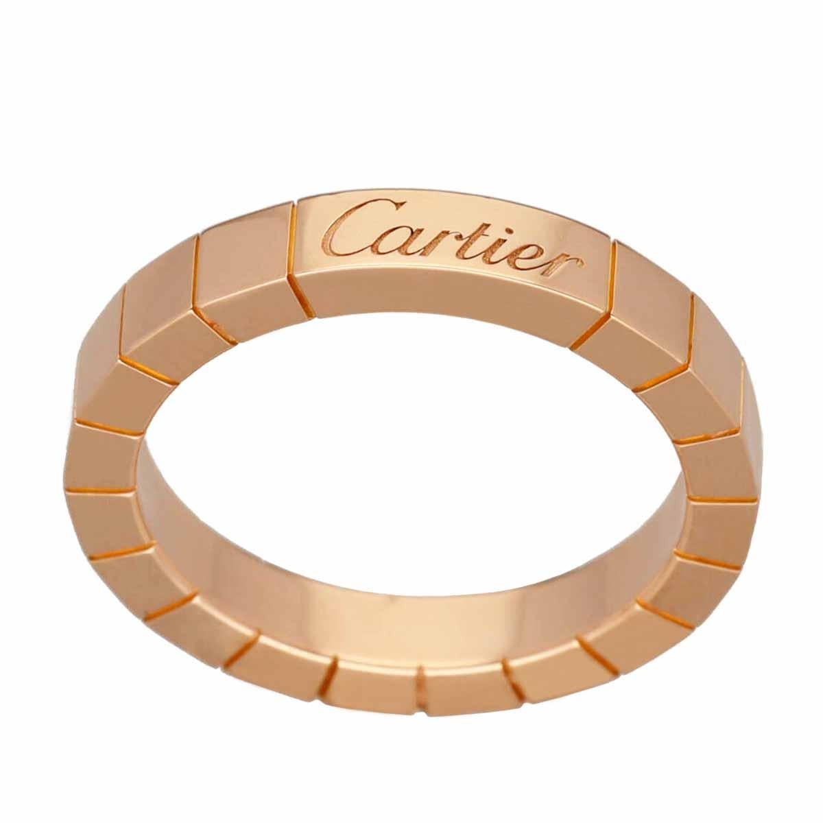 Cartier Lanier Ring 18 Karat Pink Gold US 5 1/4 For Sale at 1stDibs