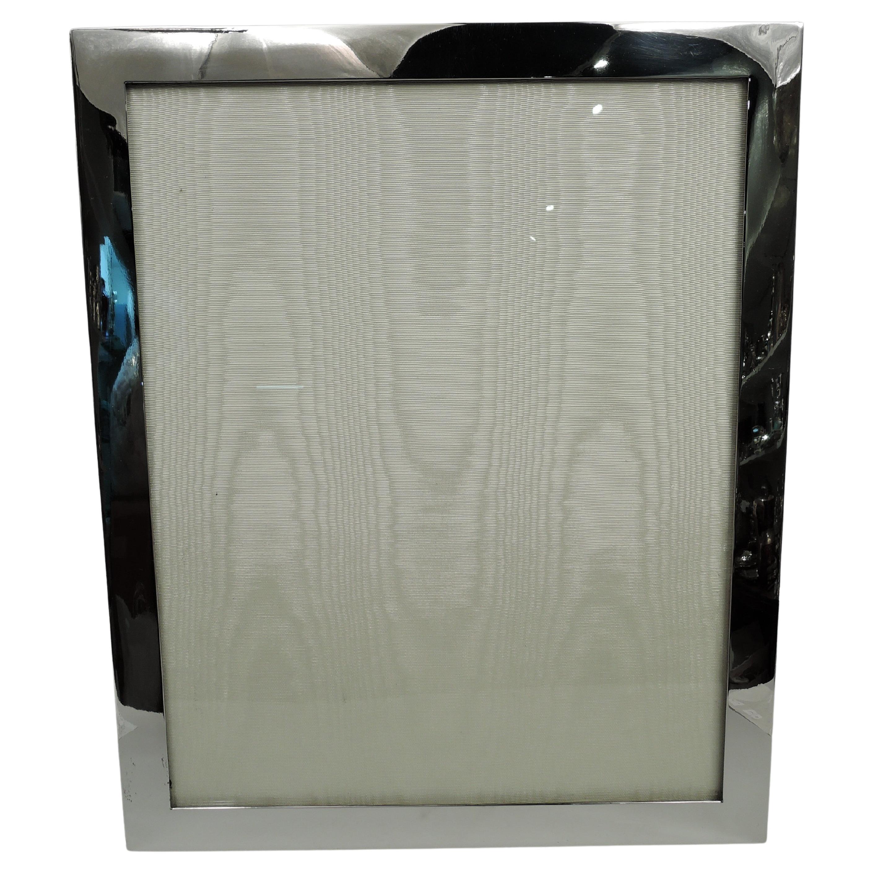 Cartier American Modern Sterling Silver Picture Frame For Sale at 1stDibs