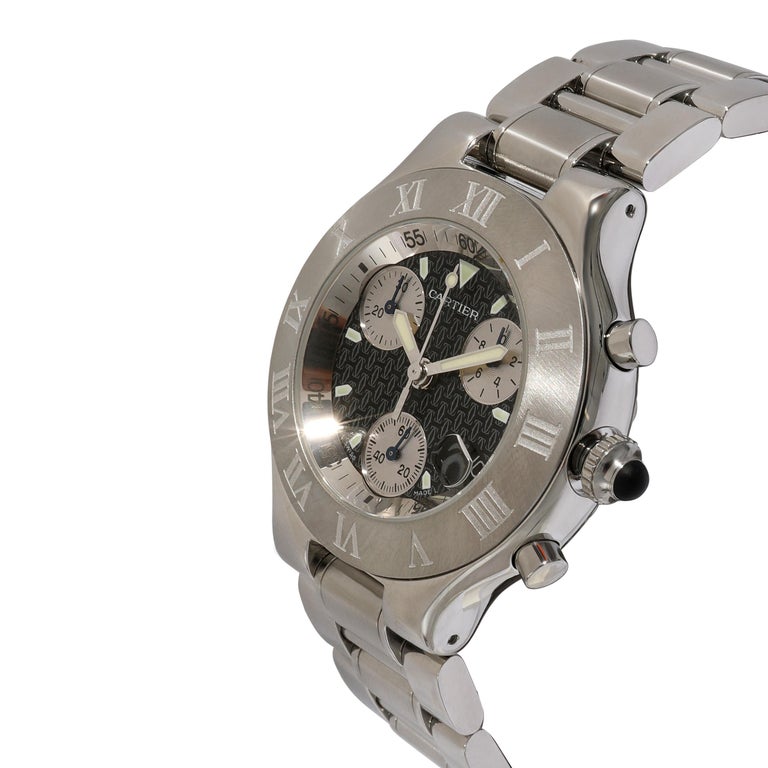 Cartier Le Must de Cartier 21 2424 Men's Watch in Stainless Steel at ...