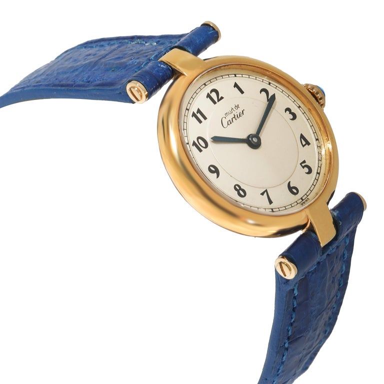 Cartier Le Must de Cartier VLC 019212 Women's Watch in Vermeil For Sale ...