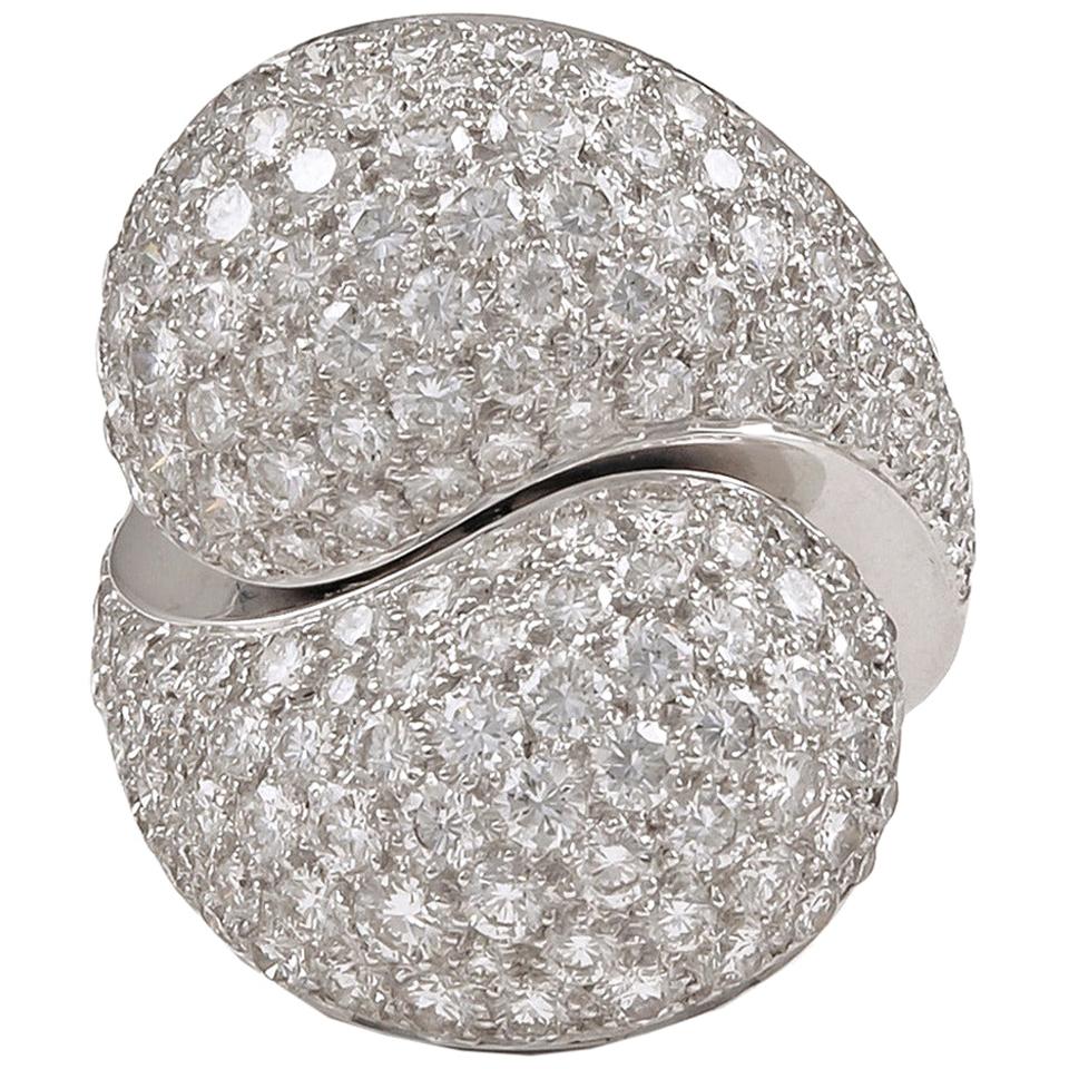 Cartier Yellow Gold "Carmelo" Ying-Yang Ring at 1stDibs