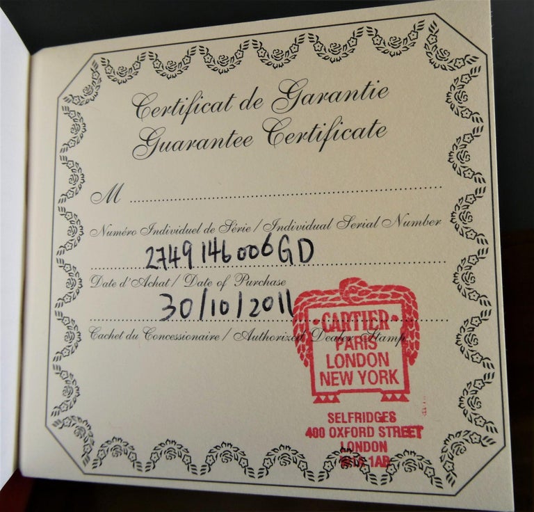 Cartier 'Leopard Print' Travel Alarm Clock For Sale at 1stDibs