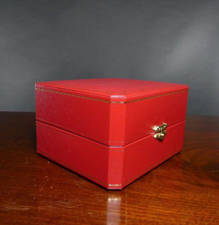 Cartier 'Leopard Print' Travel Alarm Clock For Sale at 1stDibs