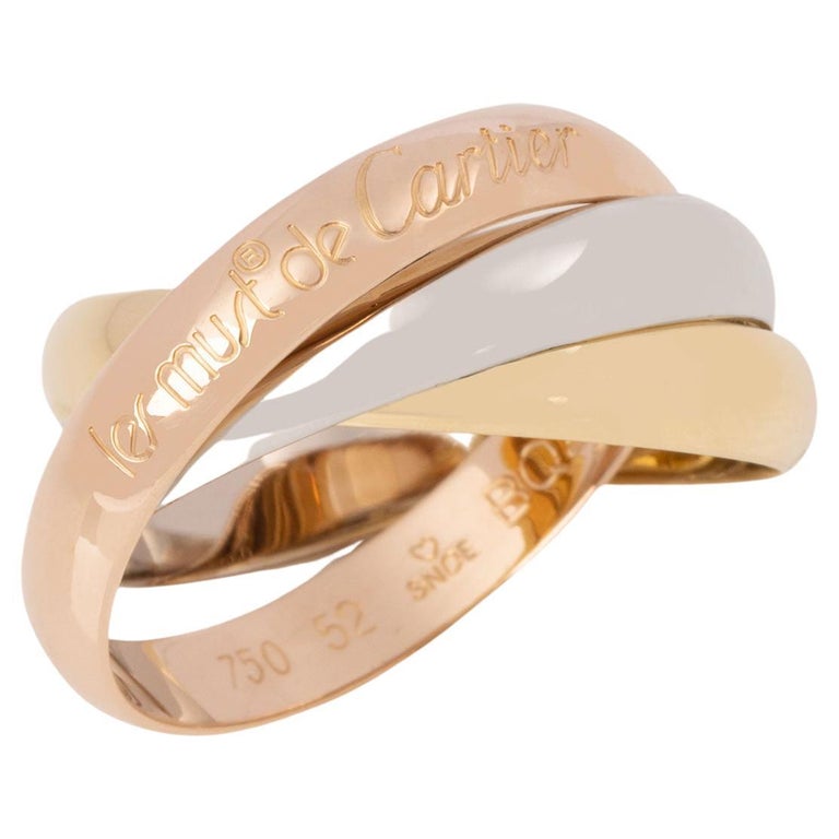 Cartier Les Must De Cartier Trinity Ring For Sale at 1stDibs