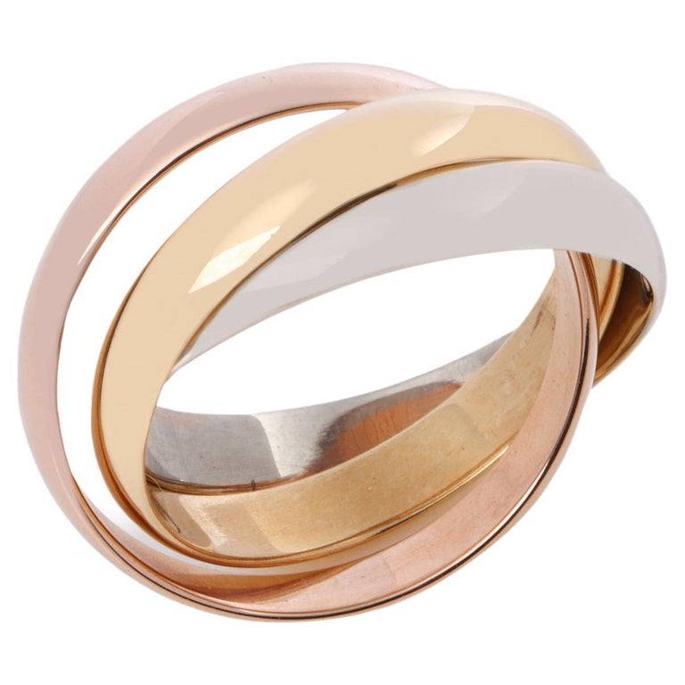 Cartier Les Must de Cartier Trinity Ring For Sale at 1stDibs