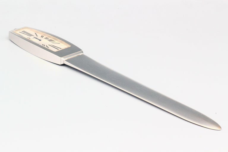 Cartier Limited Edition Letter Opener with Clock at 1stDibs