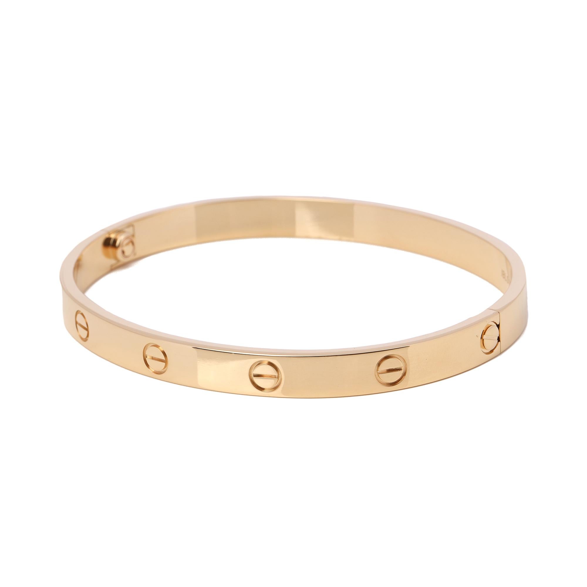 Cartier Love Bangle at 1stDibs | cartier italy 750