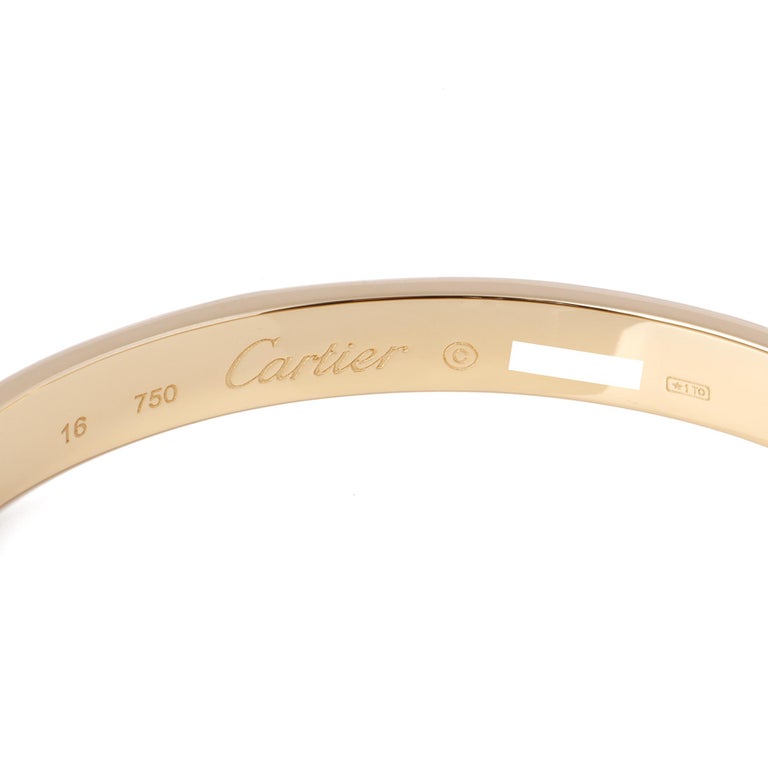 Cartier Love Bangle For Sale at 1stDibs