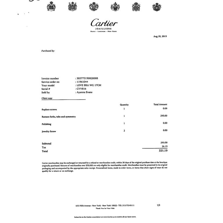 Cartier Love Bangle in 18 Karat White Gold For Sale at 1stDibs