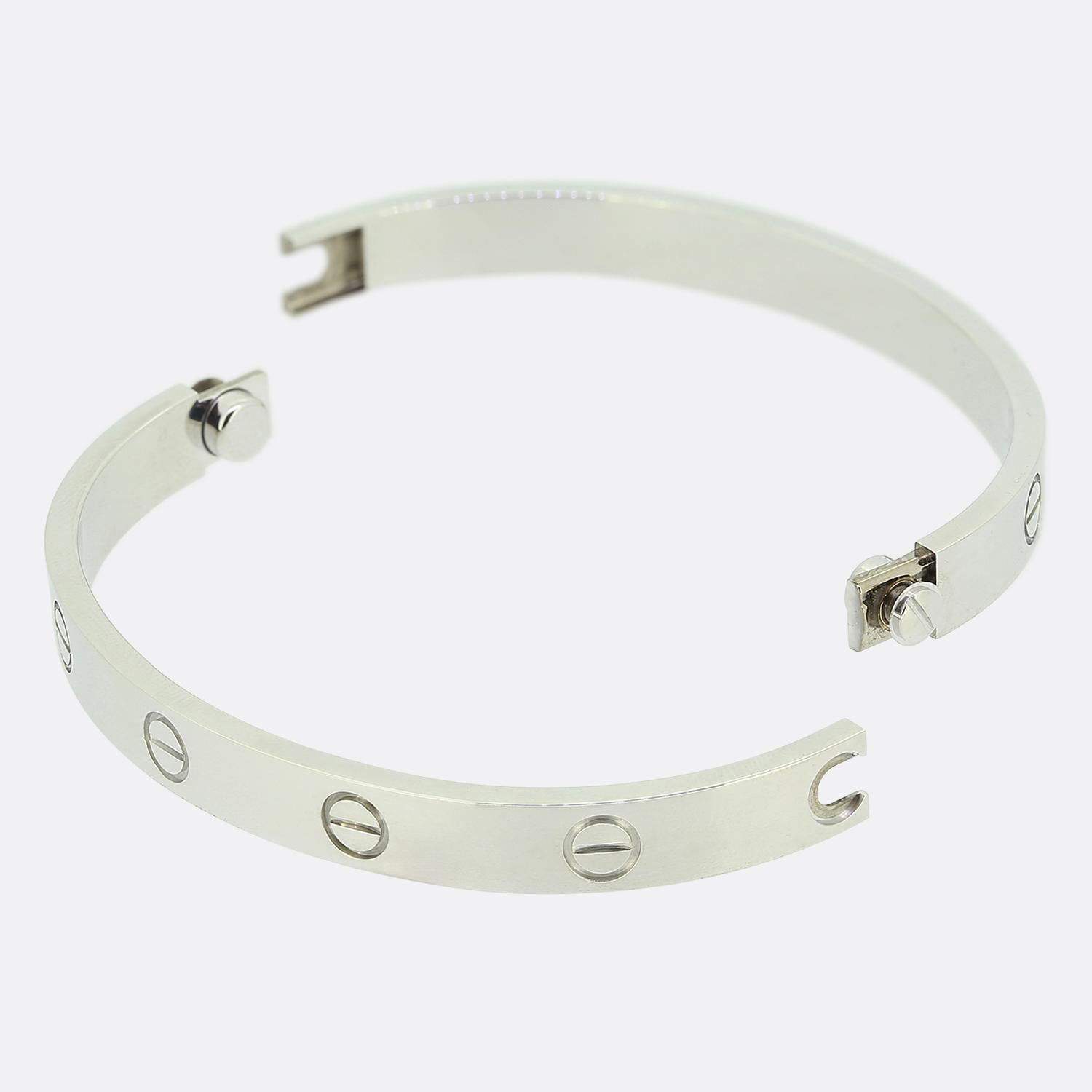 Cartier LOVE Bangle Size 17 For Sale at 1stDibs