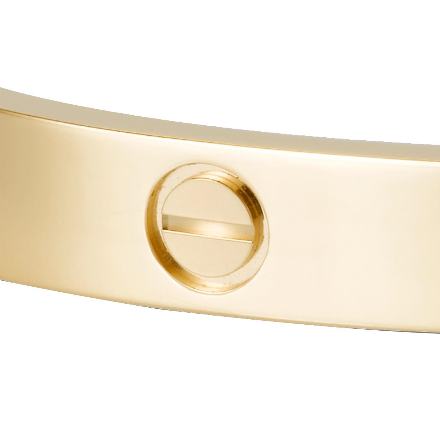 Cartier Love Bracelet 18K Yellow Gold with Screwdriver For Sale at ...