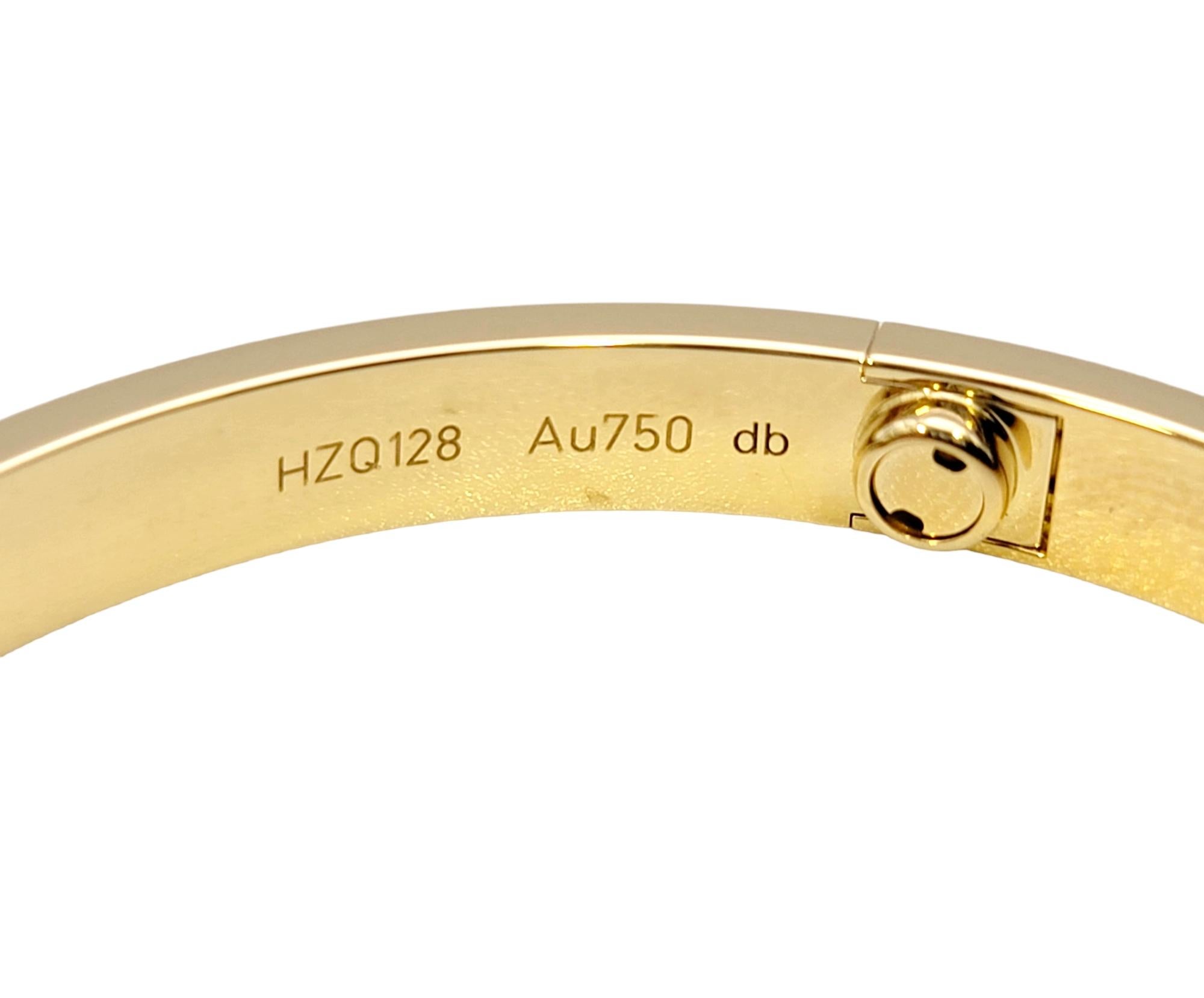 Cartier Love Collection 18 Karat Yellow Gold Bangle Bracelet with ...