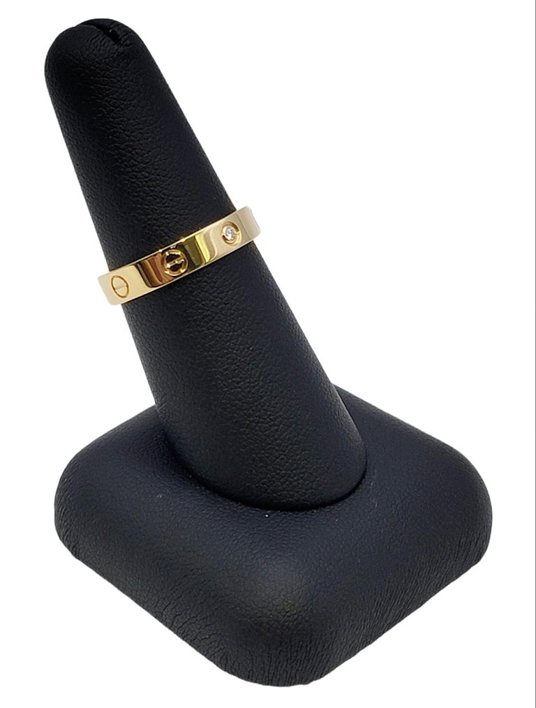 Cartier Love Collection 18 Karat Yellow Gold Wedding Band Ring with ...