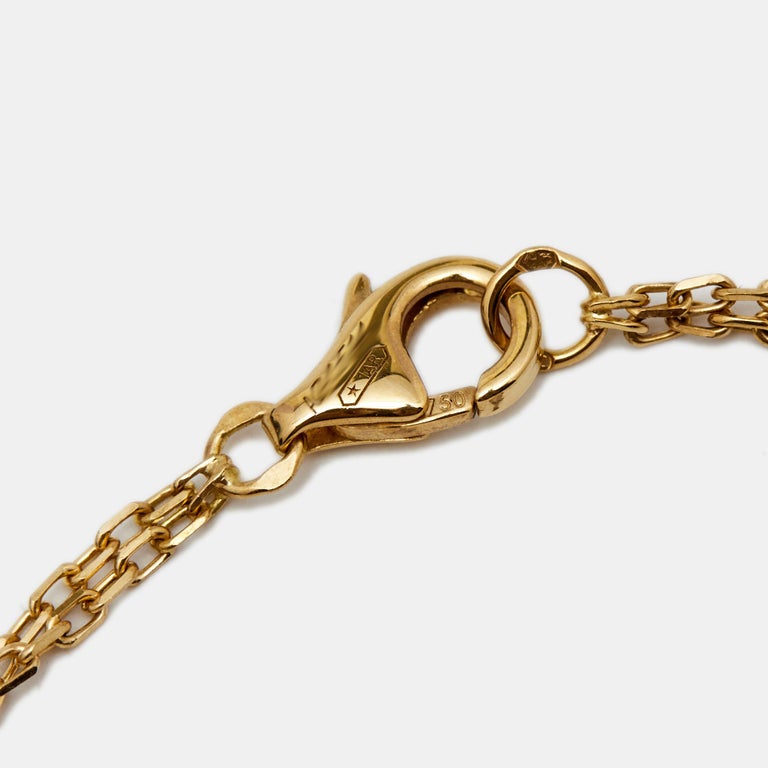 Cartier Love Diamond 18k Yellow Gold Bracelet at 1stDibs