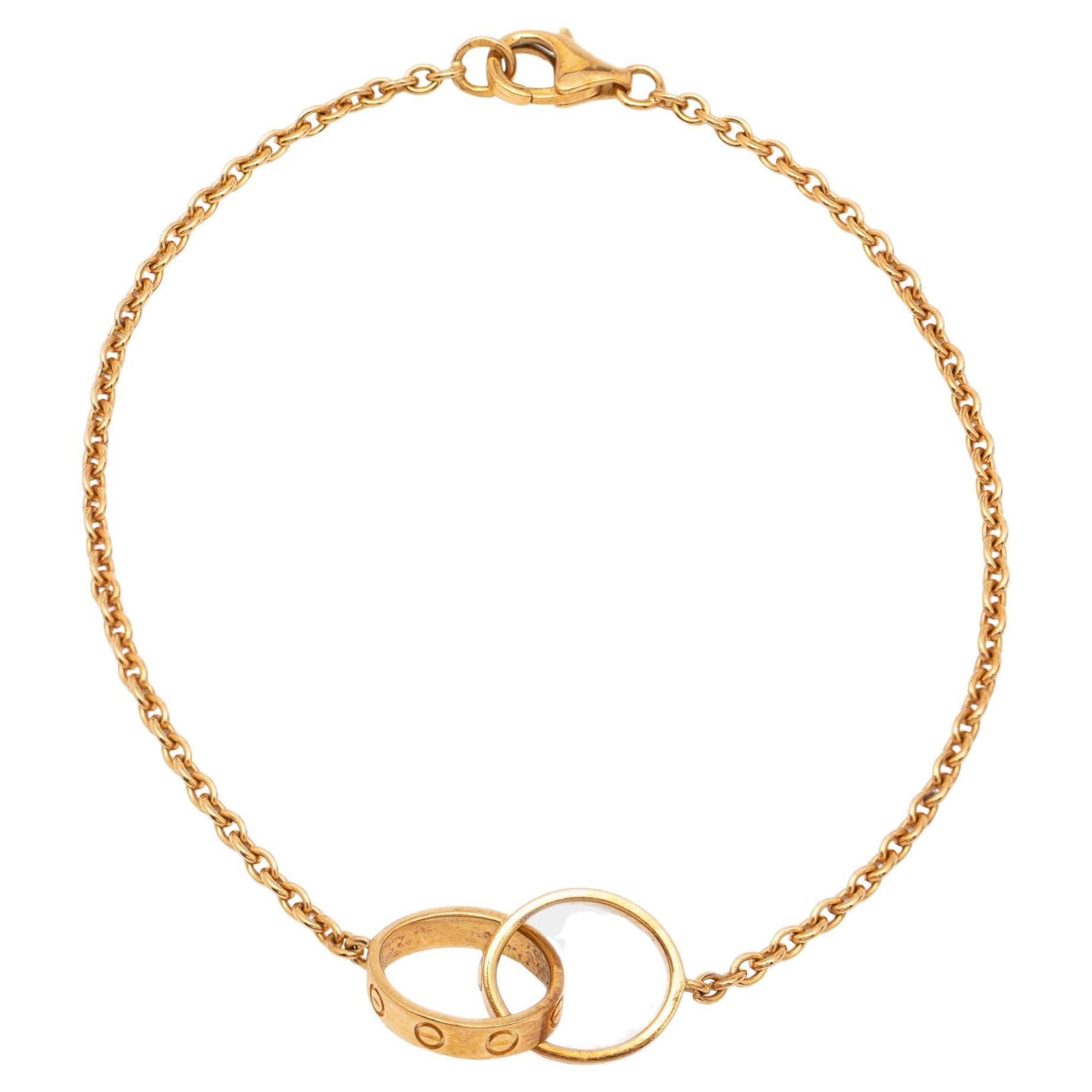 Cartier Love Bracelet 18K Yellow Gold with Screwdriver For Sale at 1stDibs