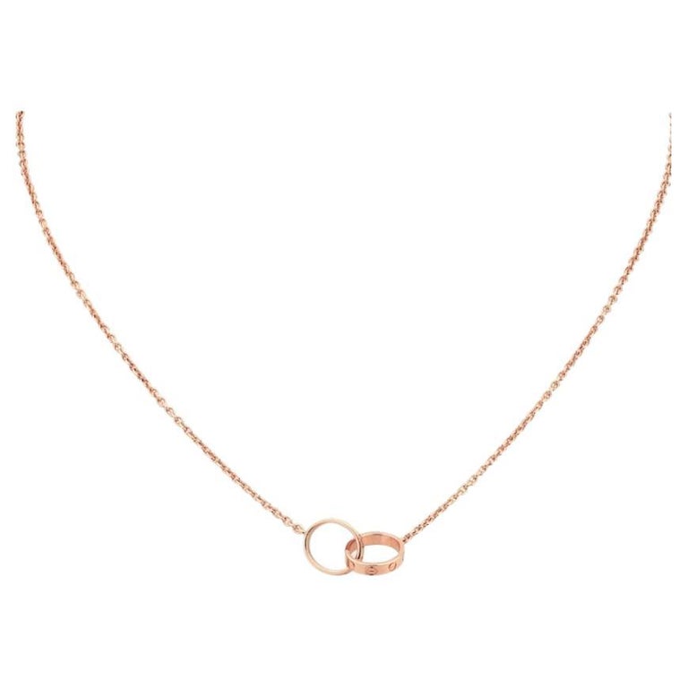 Cartier Love Necklace Rose Gold