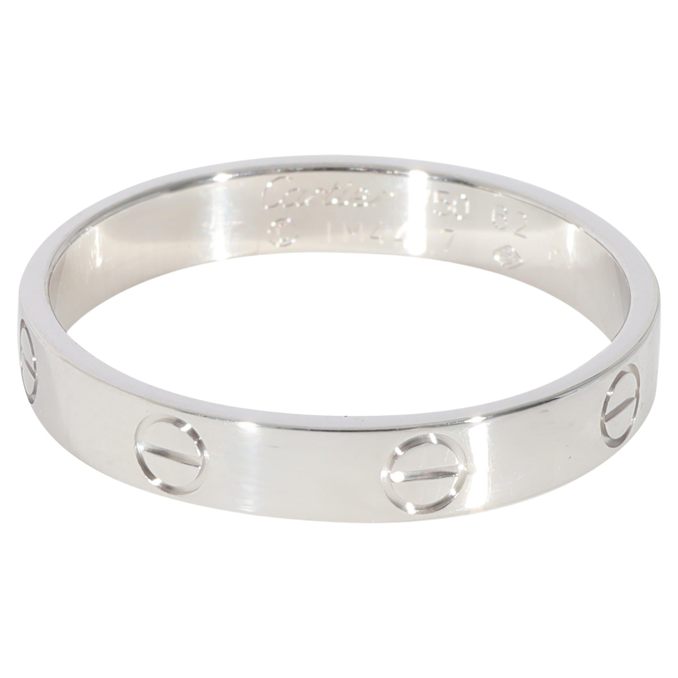 Cartier Diamond Gold Love Wedding Band Ring at 1stDibs