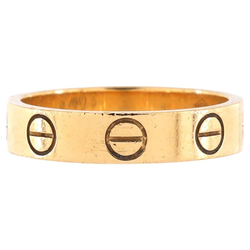 Cartier Entrelaces Band Ring 18 Karat Yellow Gold 4 - 47 at 1stDibs