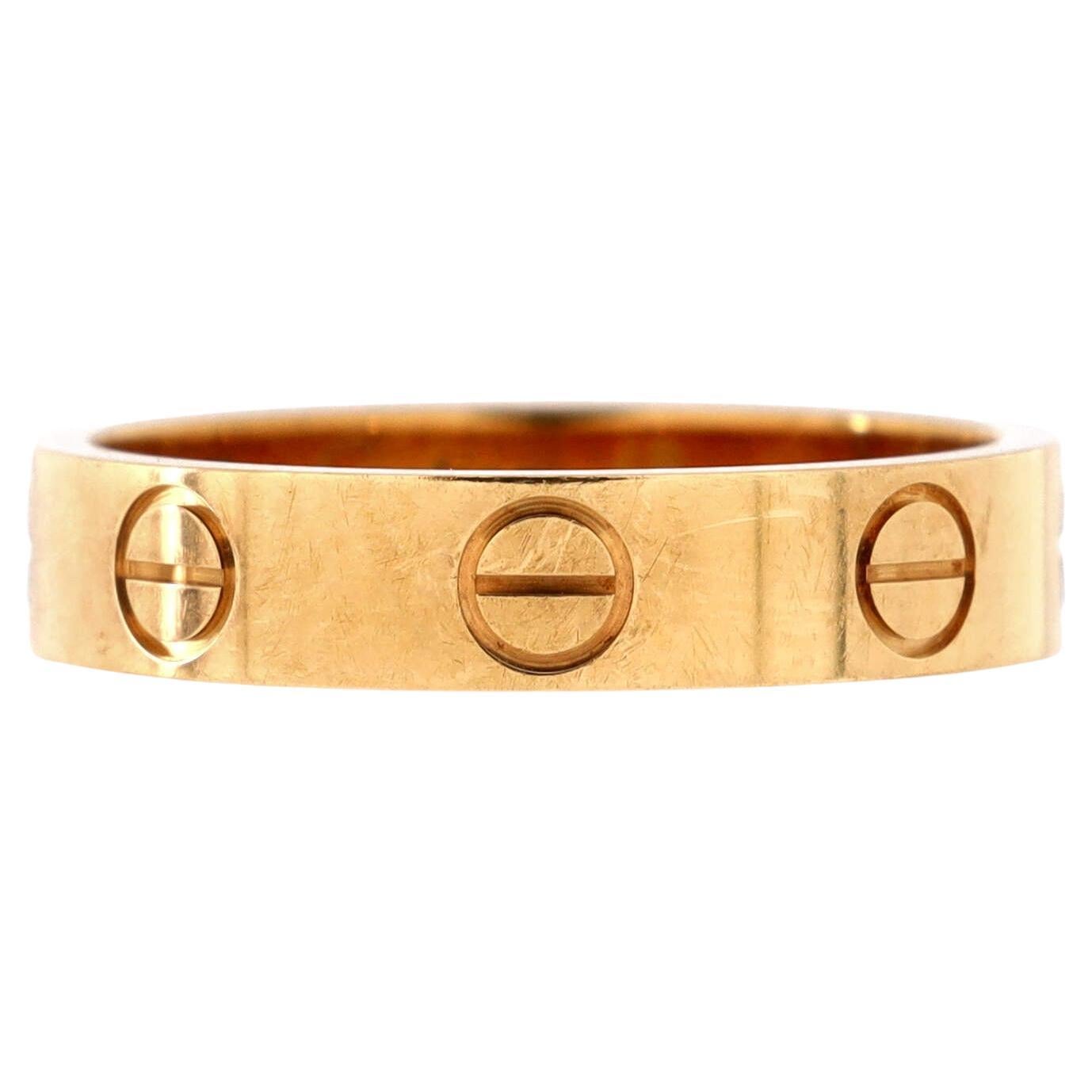 Cartier Entrelaces Band Ring 18 Karat Yellow Gold 4 - 47 at 1stDibs