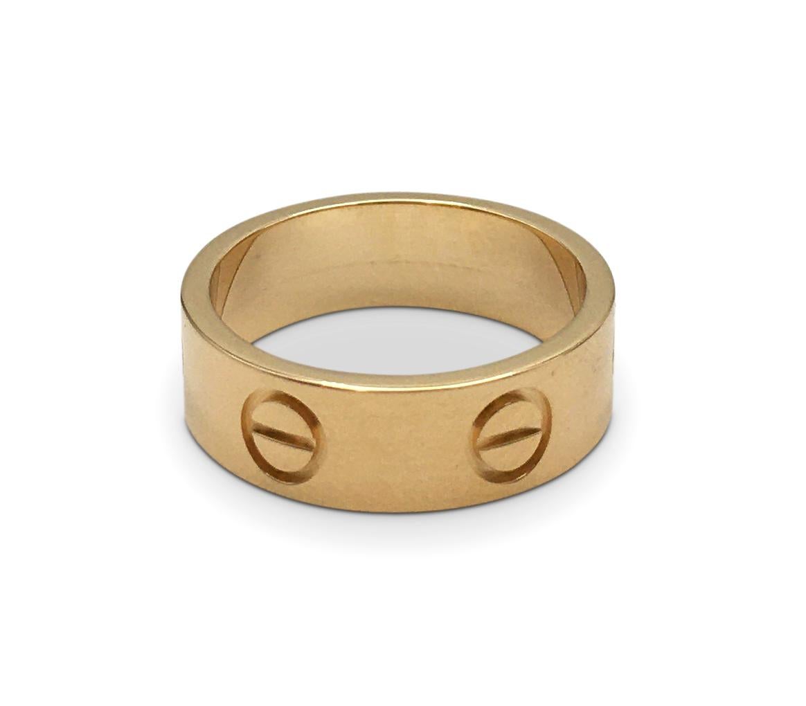 Cartier 'Love' Yellow Gold Ring at 1stDibs