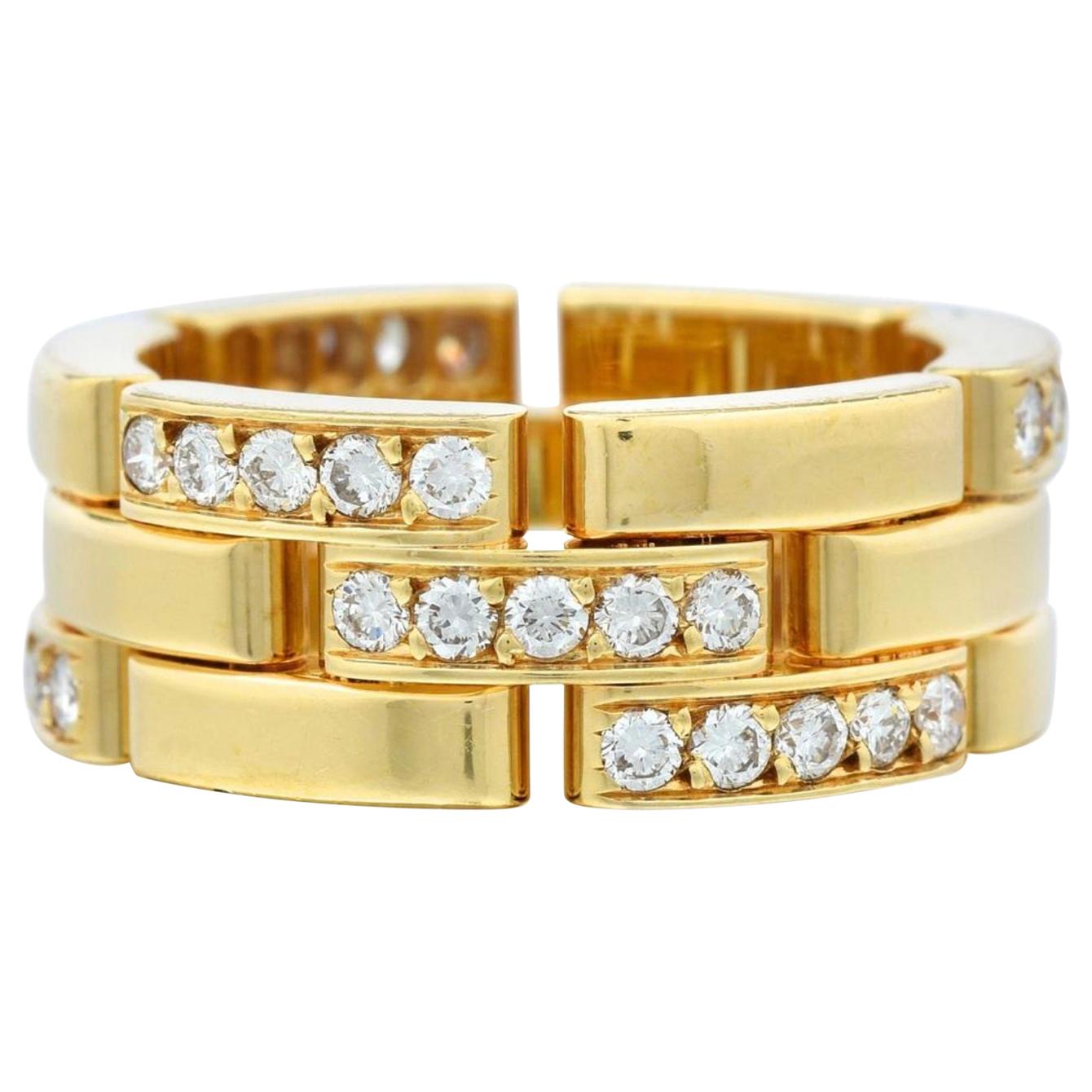 Panthere de Cartier Diamond Ring at 1stDibs