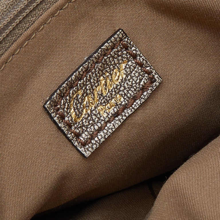 Cartier Metallic Gold Leather Marcello de Cartier Shoulder Bag For Sale ...