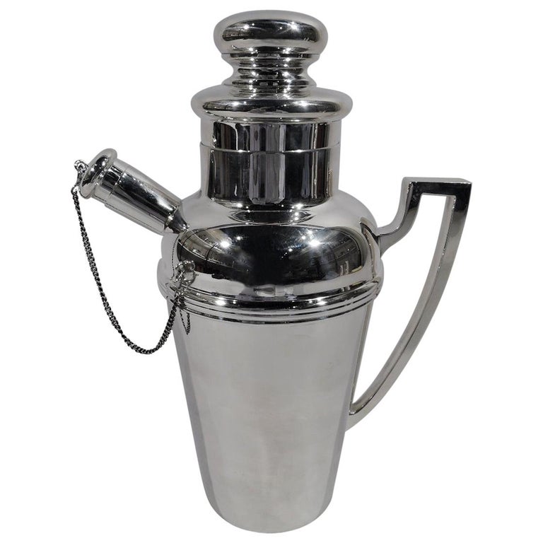 Cartier Mid-Century Modern Sterling Silver Cocktail Shaker at 1stDibs