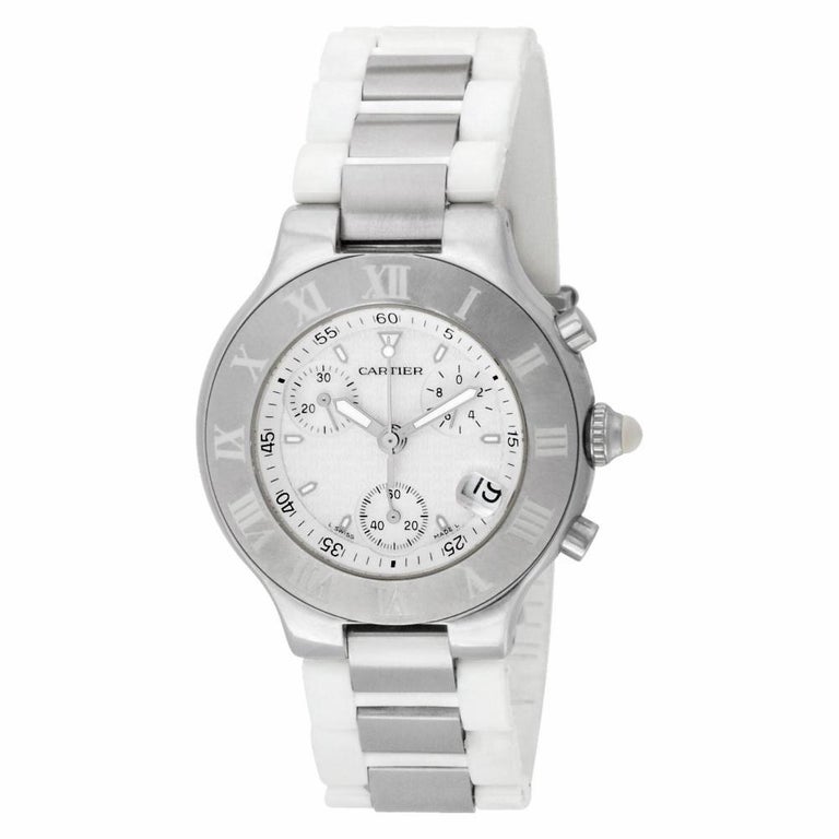 Cartier Must 21 2424, Beige Dial, Certified and Warranty For Sale at ...